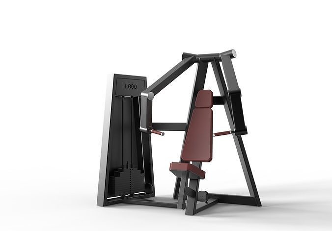 Push chest trainer 3D model | CGTrader