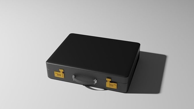 Simple briefcase free 3D model | CGTrader