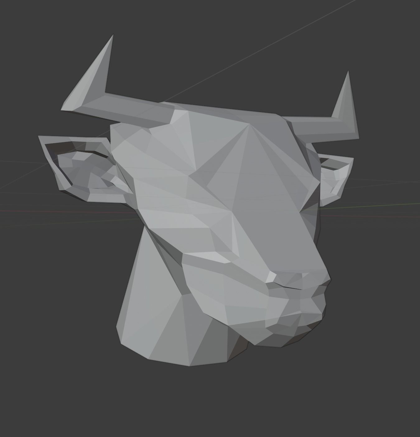 3D model Taurus head VR / AR / low-poly | CGTrader