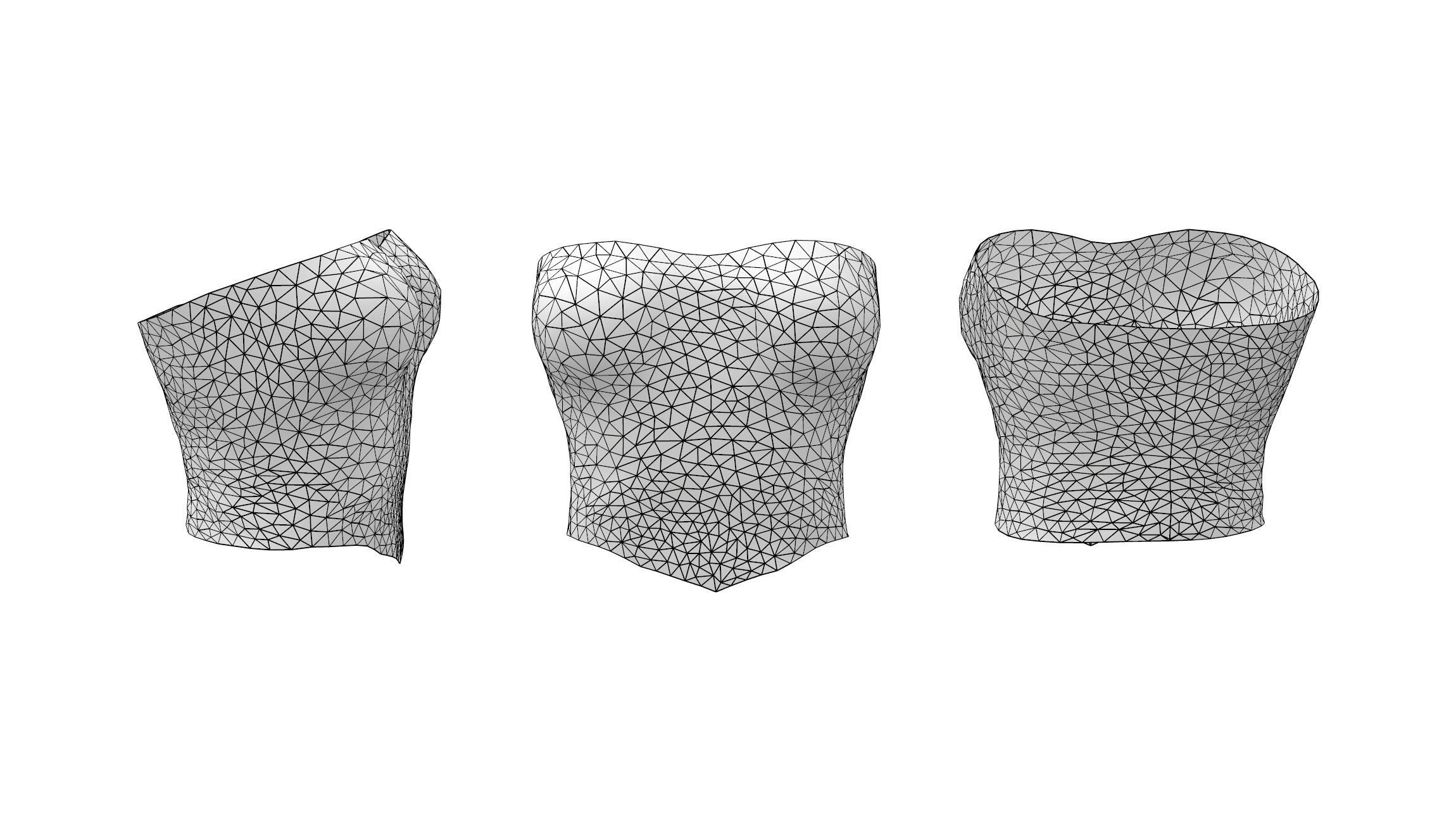 3D model V Bottom Tube Top VR / AR / low-poly | CGTrader