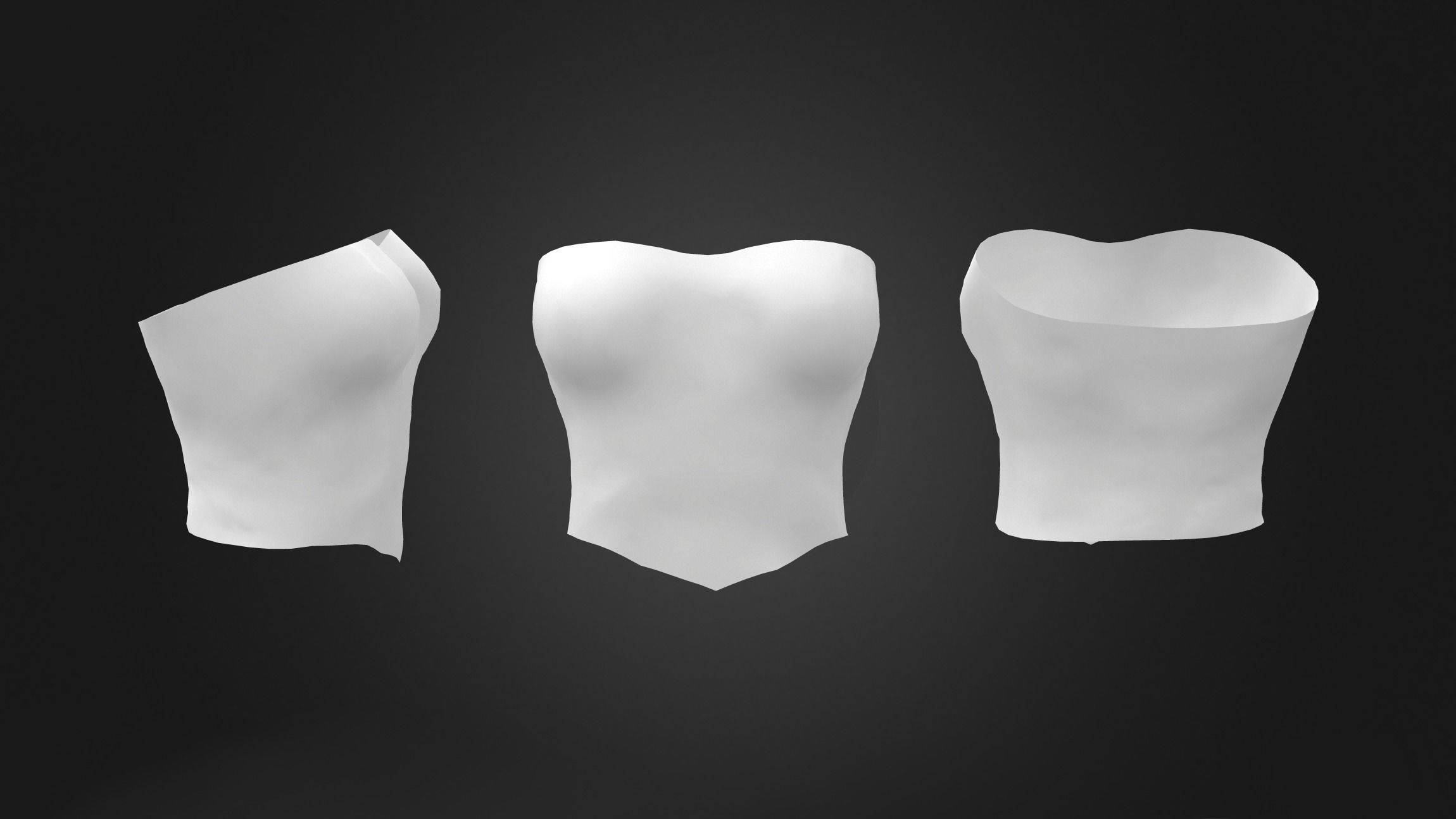 3D model V Bottom Tube Top VR / AR / low-poly | CGTrader
