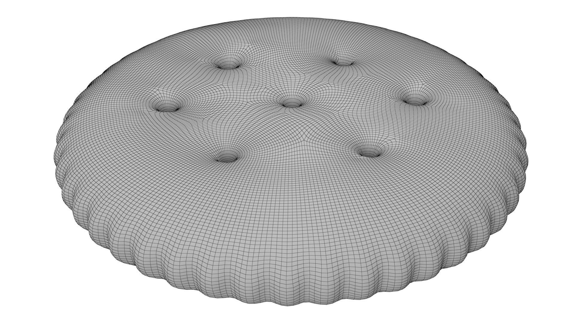 Round cracker 3D model | CGTrader