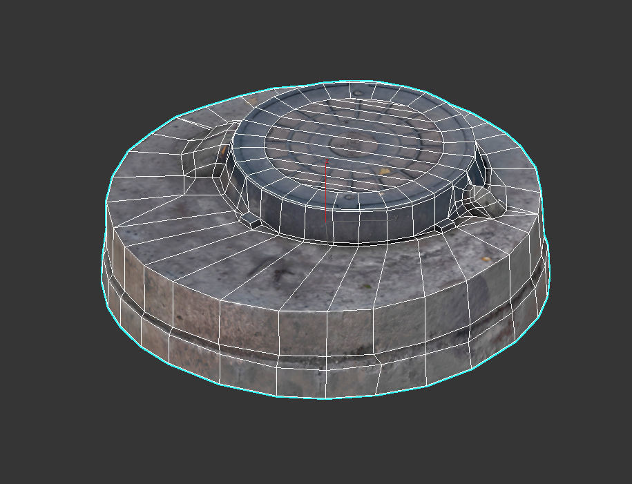 3D model sewer manhole VR / AR / low-poly | CGTrader