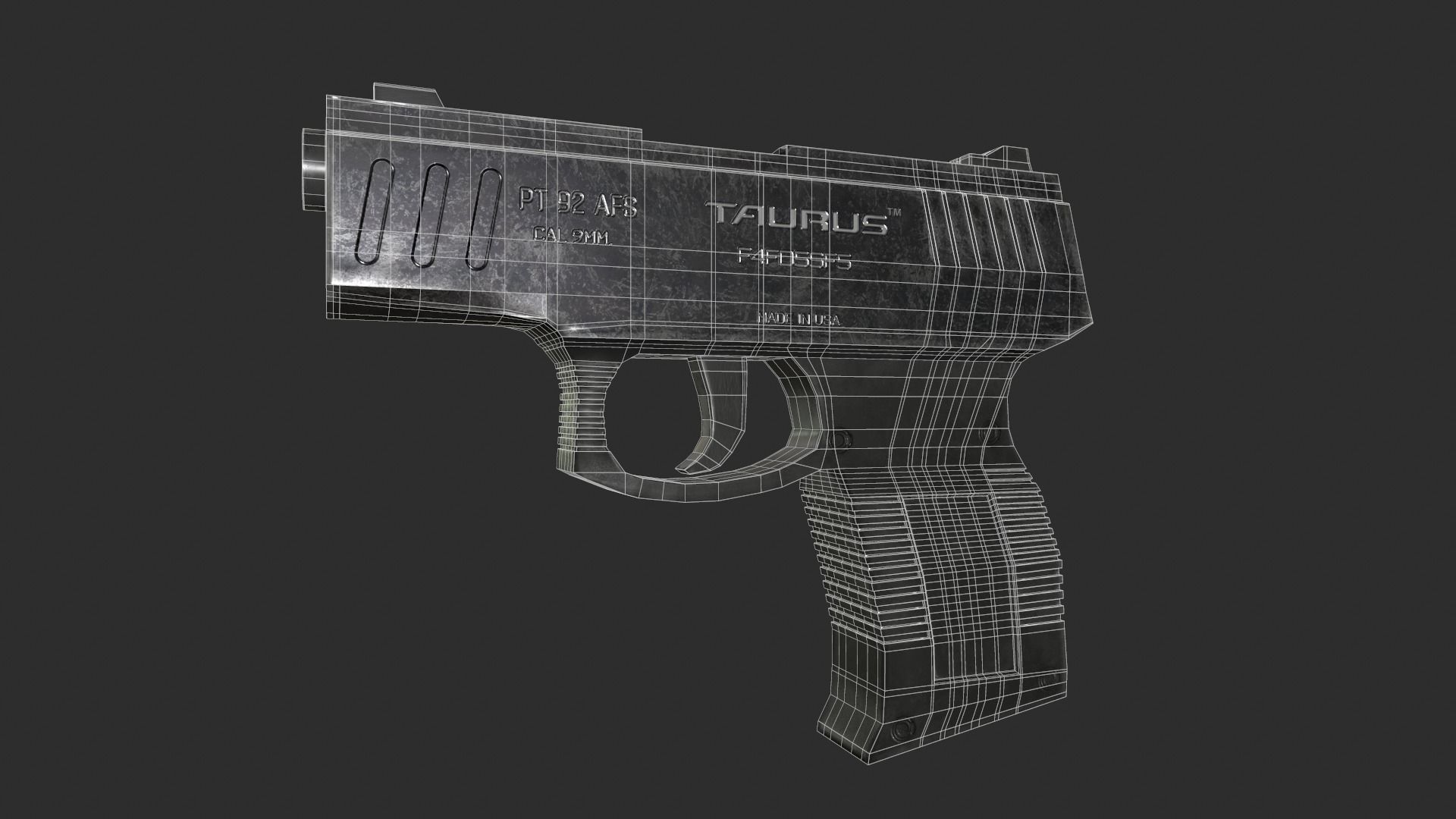 3D model Taurus - PT VR / AR / low-poly | CGTrader