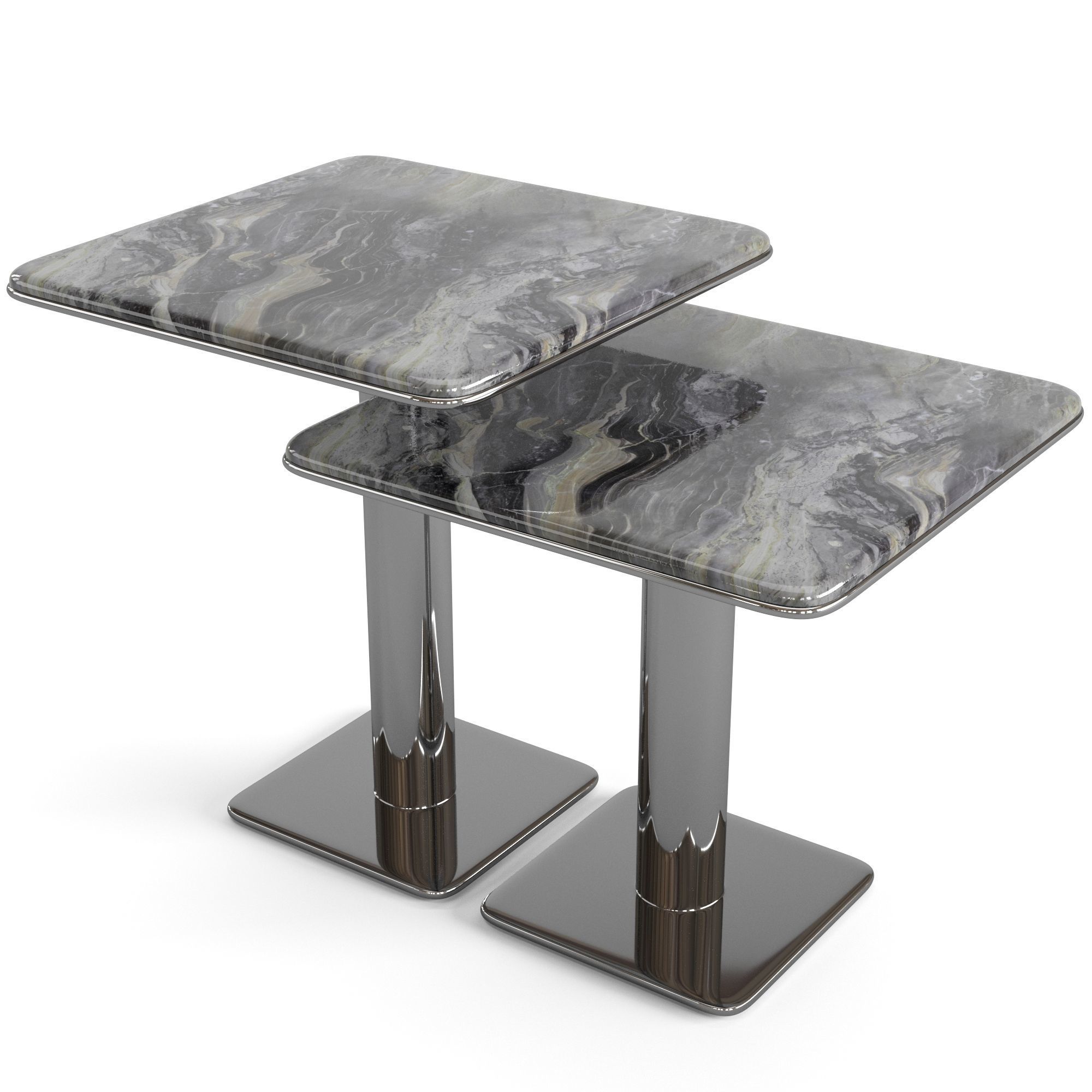 Minotti Kyle Coffee Table Set 3D model | CGTrader