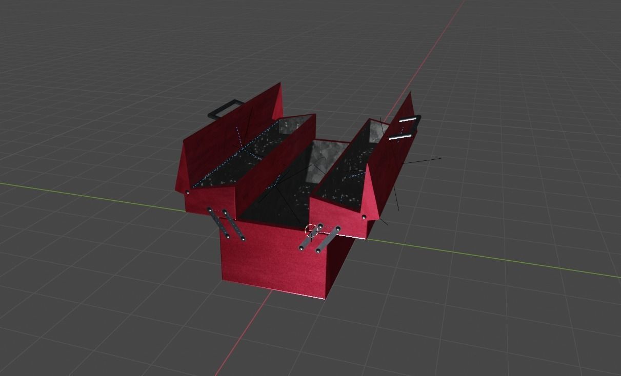 3D model Toolbox with Adjustable Joints VR / AR / low-poly | CGTrader