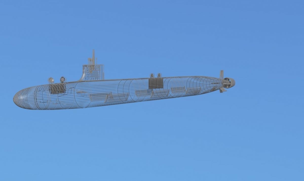Virginia Class SSGN 803 USS Arizona 3D model rigged | CGTrader