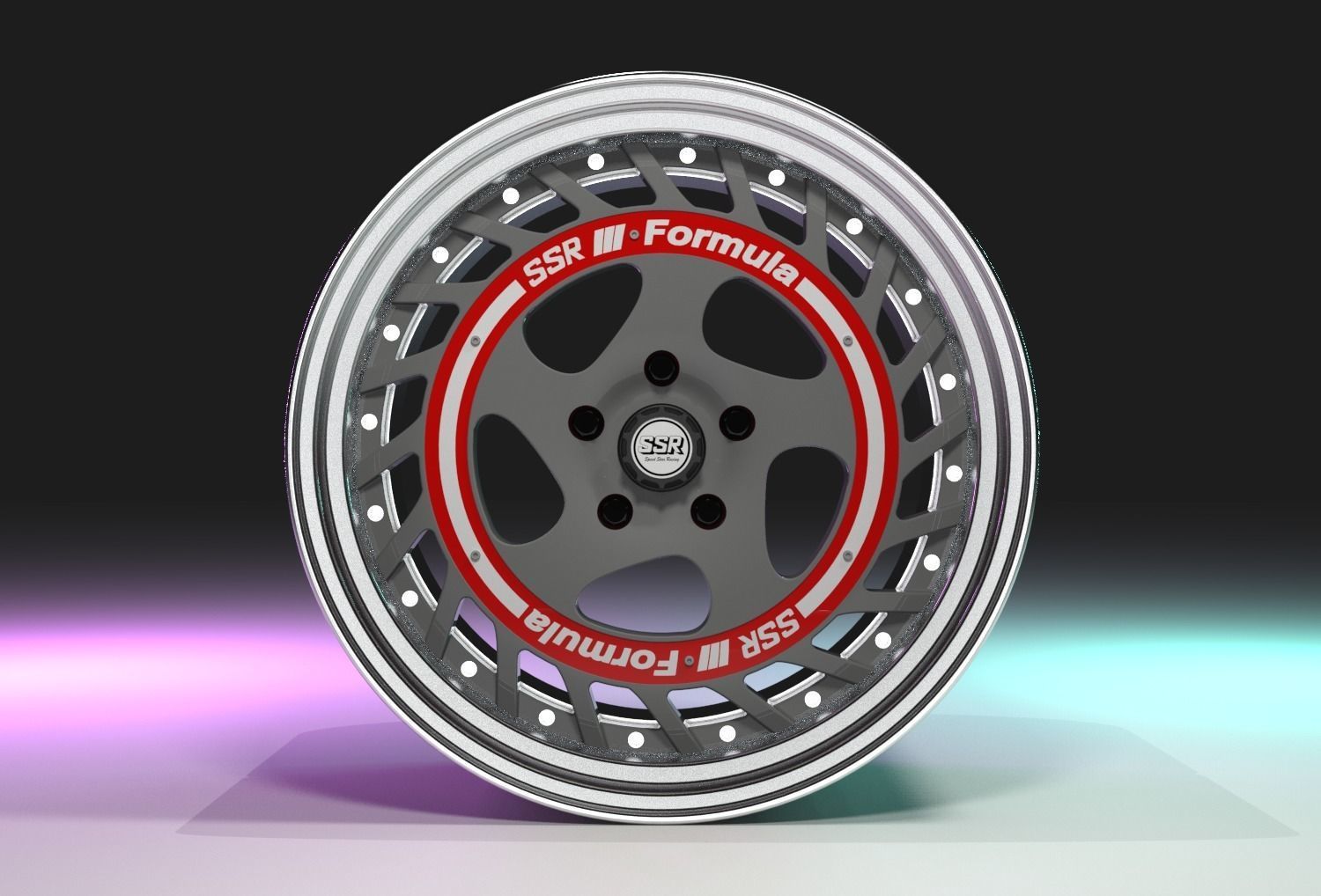 SSR Aero Spoke 3D model | CGTrader