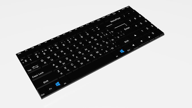 Keyboard 3D model animated | CGTrader