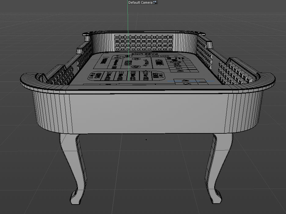 Dice table 3D model | CGTrader