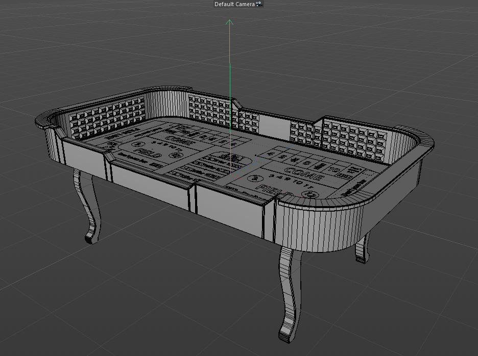 Dice table 3D model | CGTrader