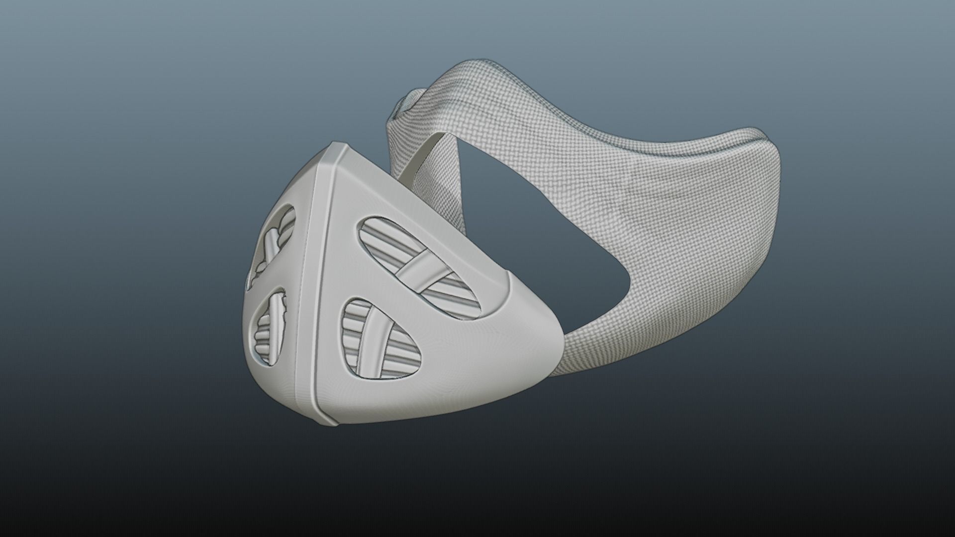 Dune stillsuit mask 3D model 3D printable | CGTrader