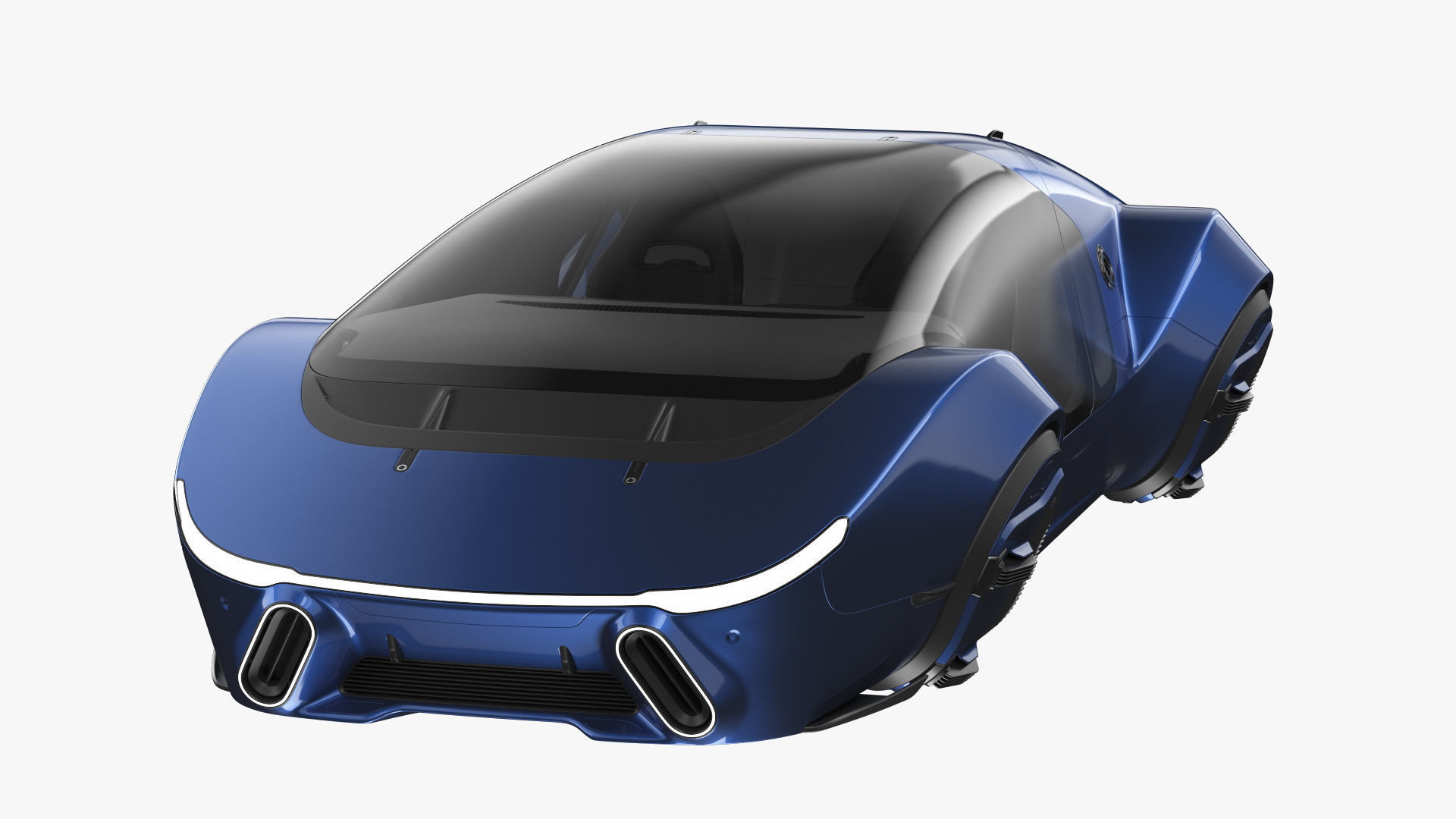 Hover Car Concept 5 3D model | CGTrader