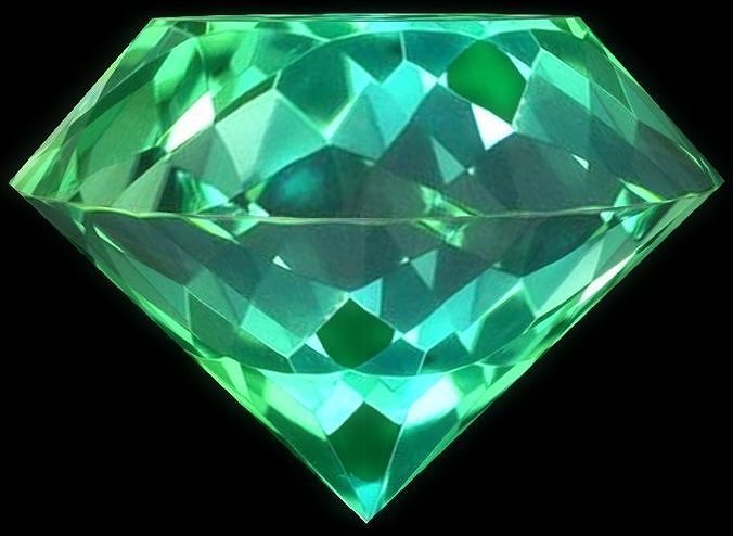 3D model Simple Diamond - 18 Colors VR / AR / low-poly | CGTrader