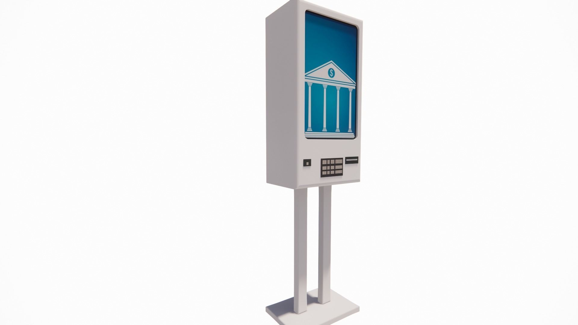 ATM MODEL machine 3D model | CGTrader