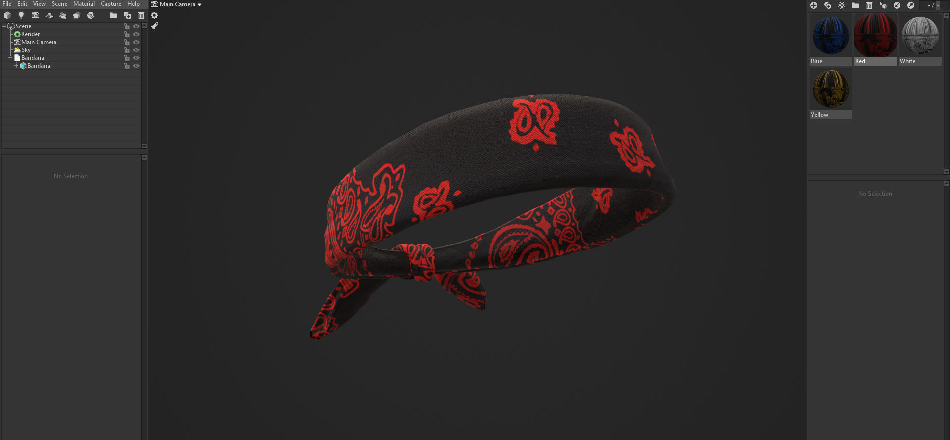 3D model Headband bandana VR / AR / low-poly | CGTrader
