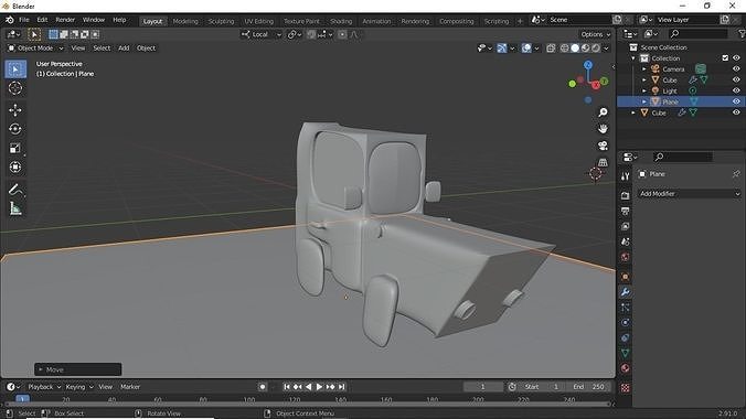 Car simple model free 3D model | CGTrader