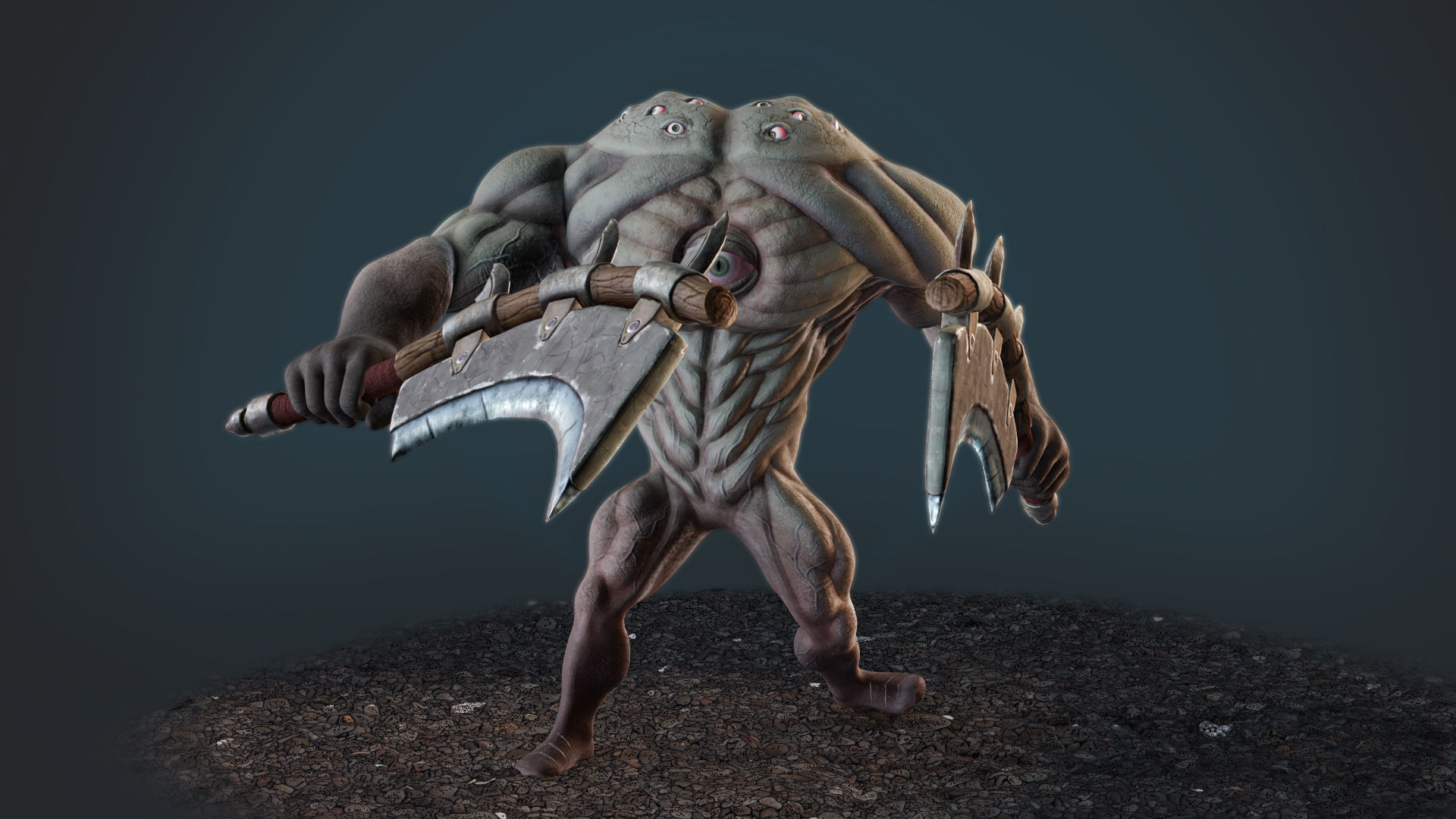 3D model Monster Cyclofer VR / AR / low-poly | CGTrader