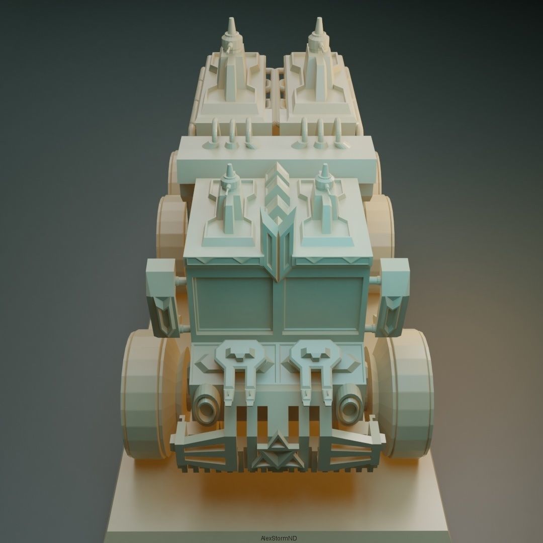 Prototype Military Truck 3D model 3D printable | CGTrader