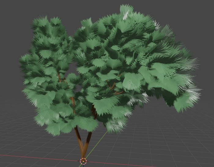 A 3D Cartoon Shade Tree 3D model | CGTrader