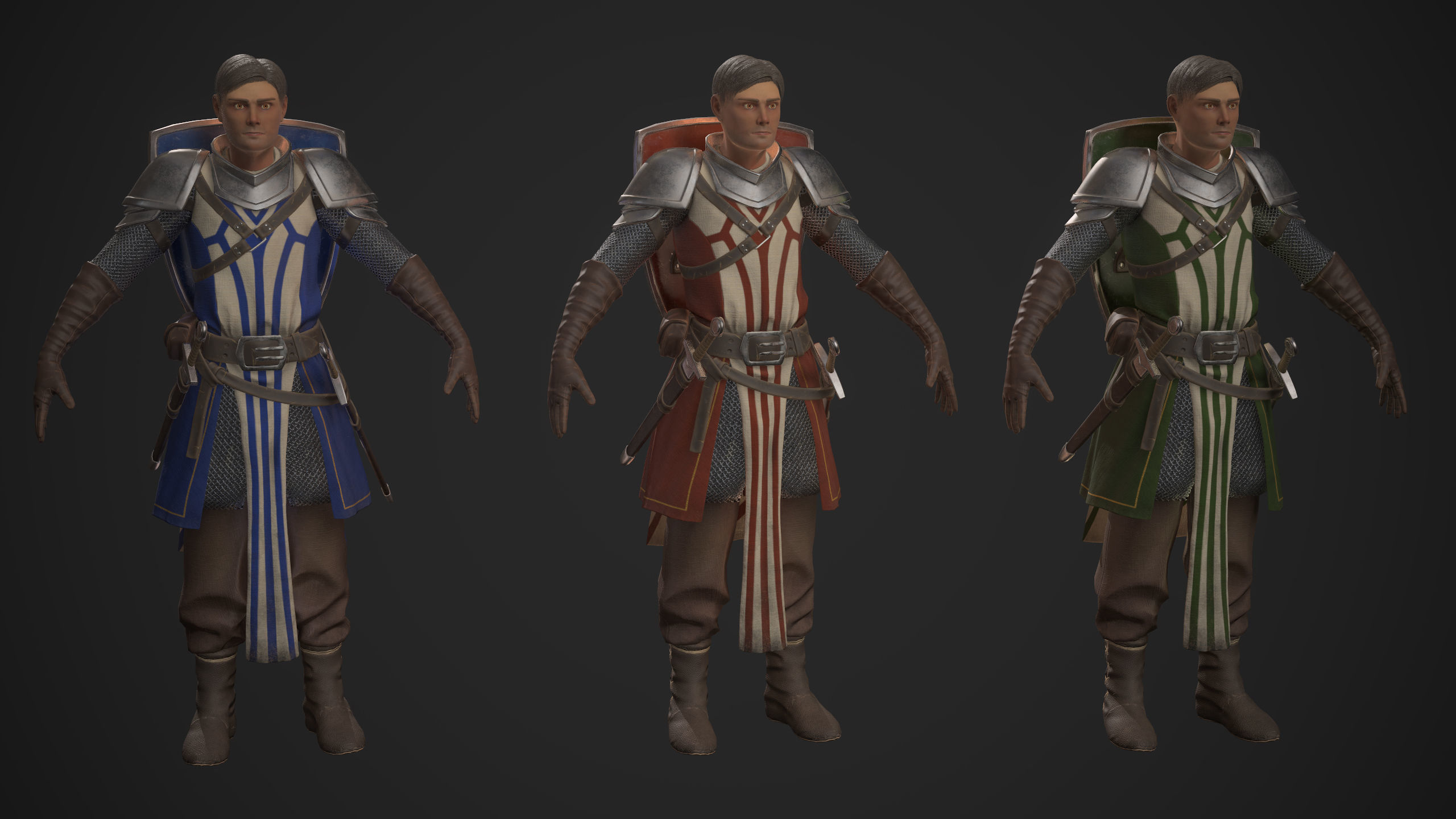 3D model DnD Warrior VR / AR / low-poly | CGTrader