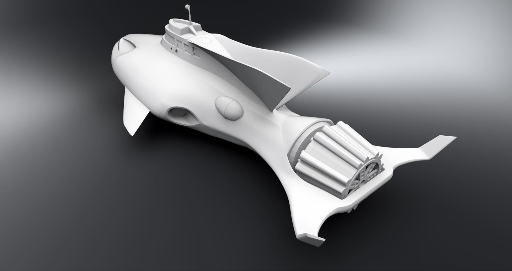 Stingray Submarine scale model 3D model 3D printable | CGTrader