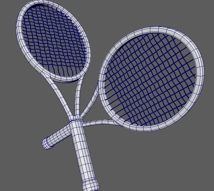 Tennis Racquet free VR / AR / low-poly 3D model | CGTrader