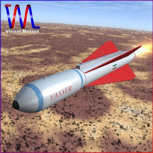 3D model Yasser Missile VR / AR / low-poly | CGTrader