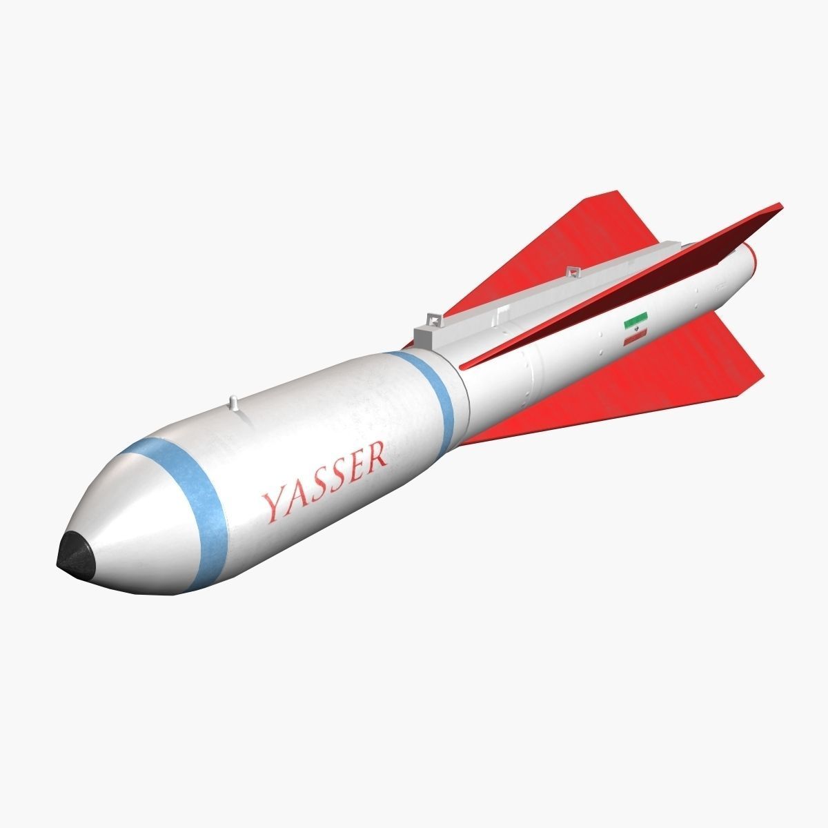 3D model Yasser Missile VR / AR / low-poly | CGTrader