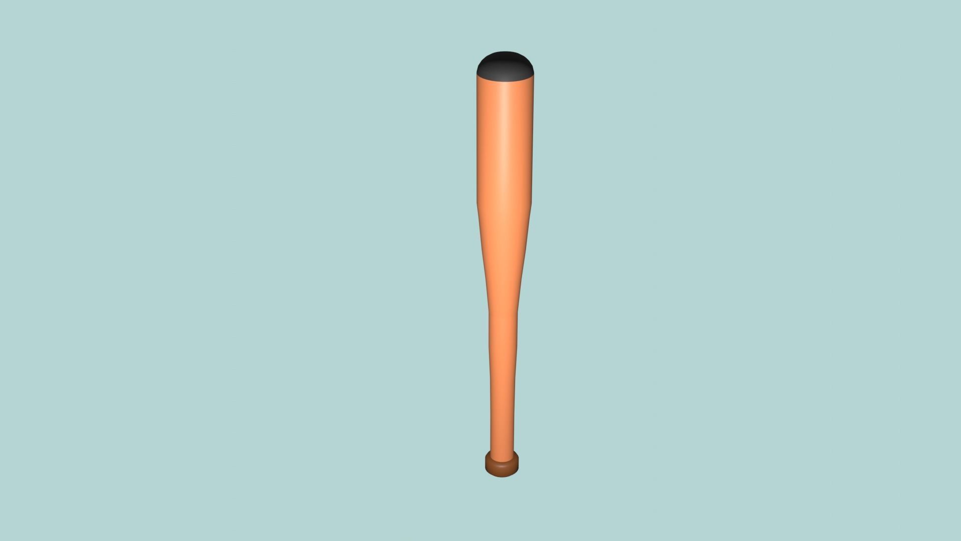 Low Poly Hyper Casual Baseball Bat free VR / AR / low-poly 3D model ...
