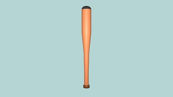 Low Poly Hyper Casual Baseball Bat free VR / AR / low-poly 3D model ...