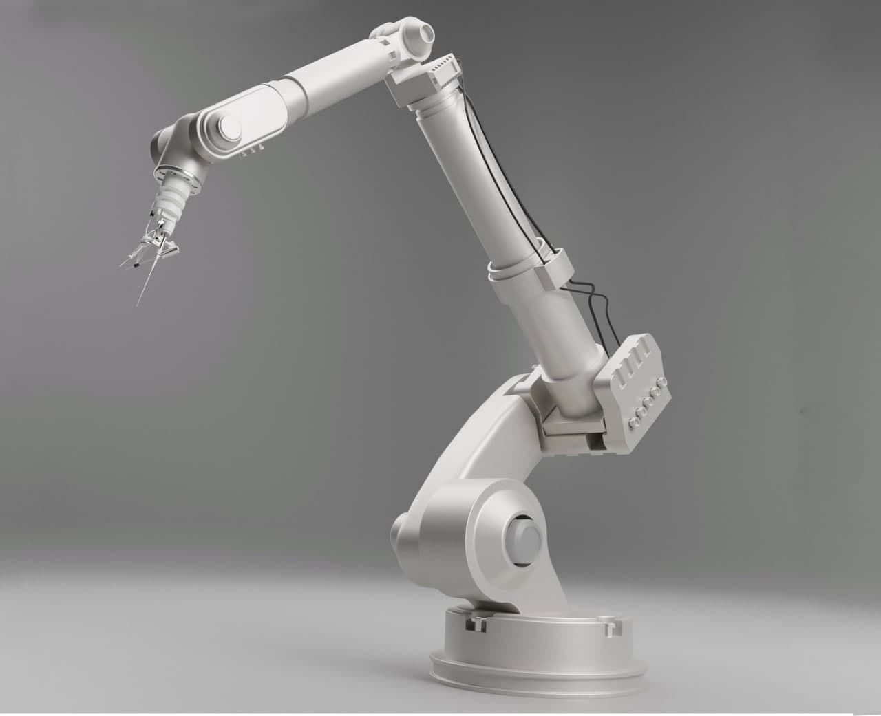 5 Industrial Robot Arm and 5 tools 3D model | CGTrader