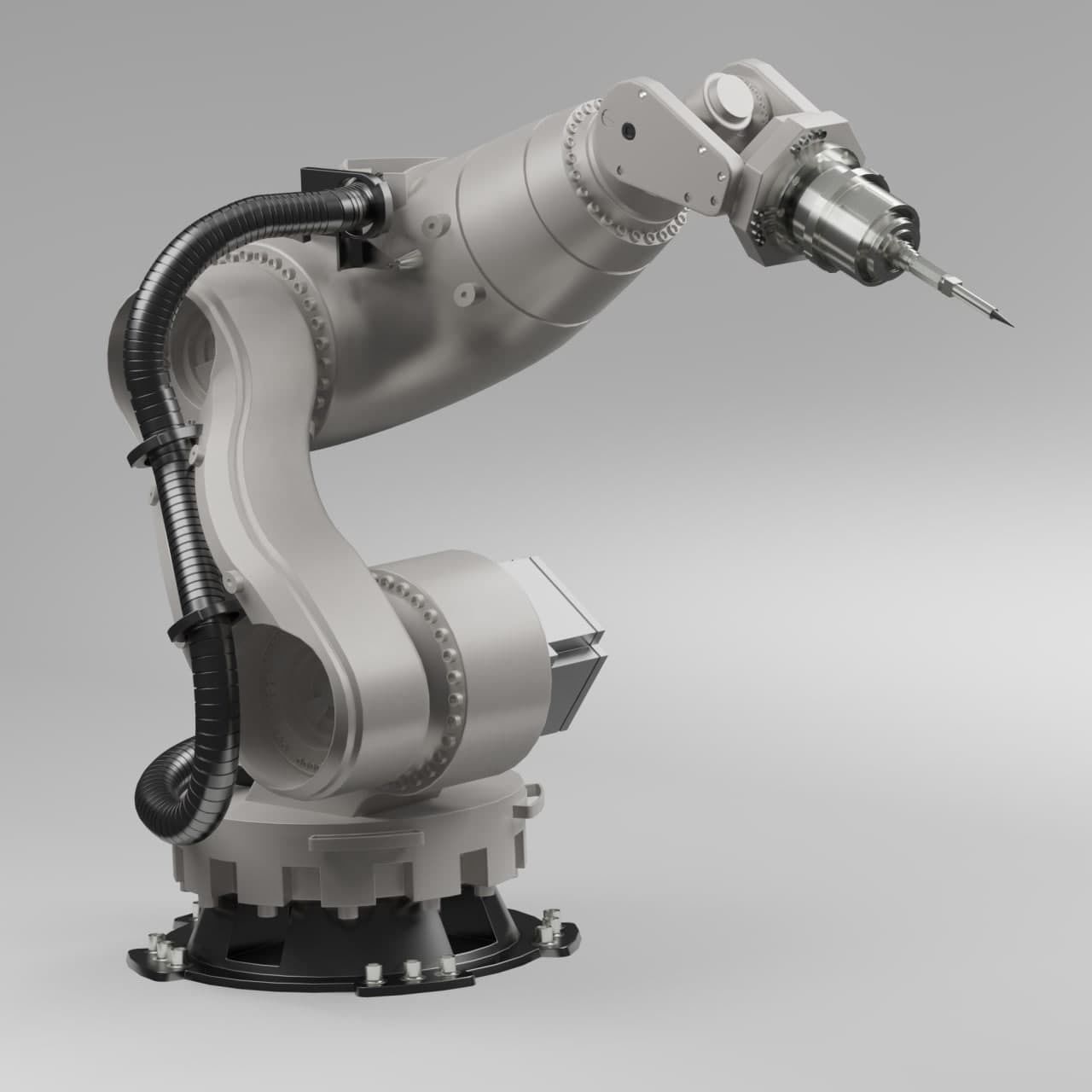 5 Industrial Robot Arm and 5 tools 3D model | CGTrader