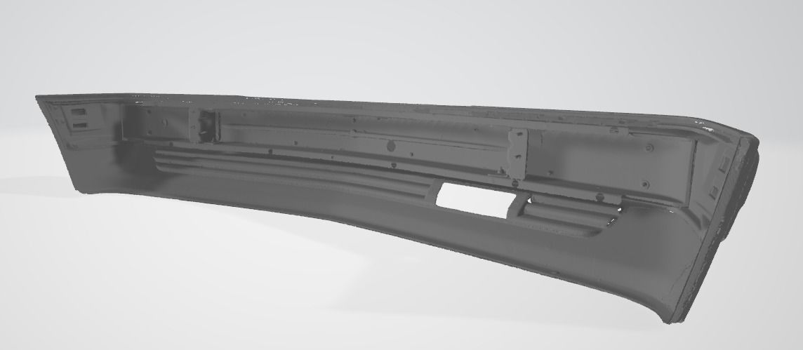 MERCEDES 190E 190 W201 FRONT BUMPER - 3D SCAN 3D model | CGTrader