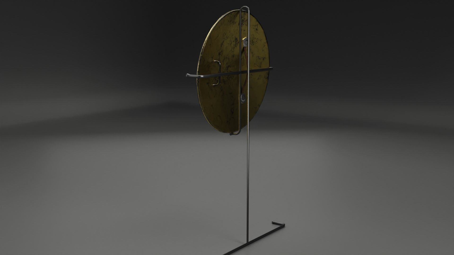 3D model A HISTORICAL KINGS SHIELD USED IN A BATTLE MODEL IN LOW-POLY ...