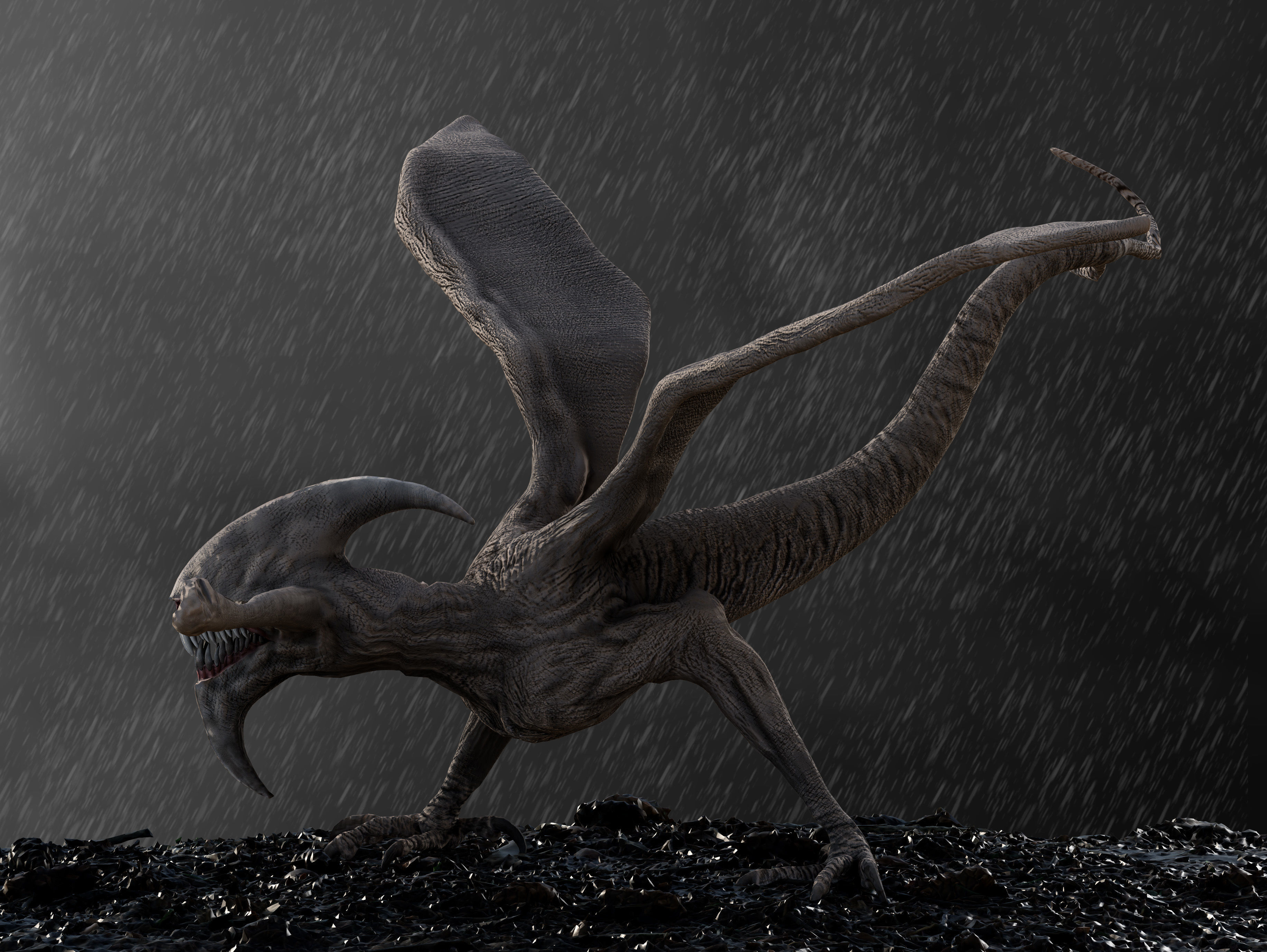 3D model Bioraptor VR / AR / low-poly rigged | CGTrader