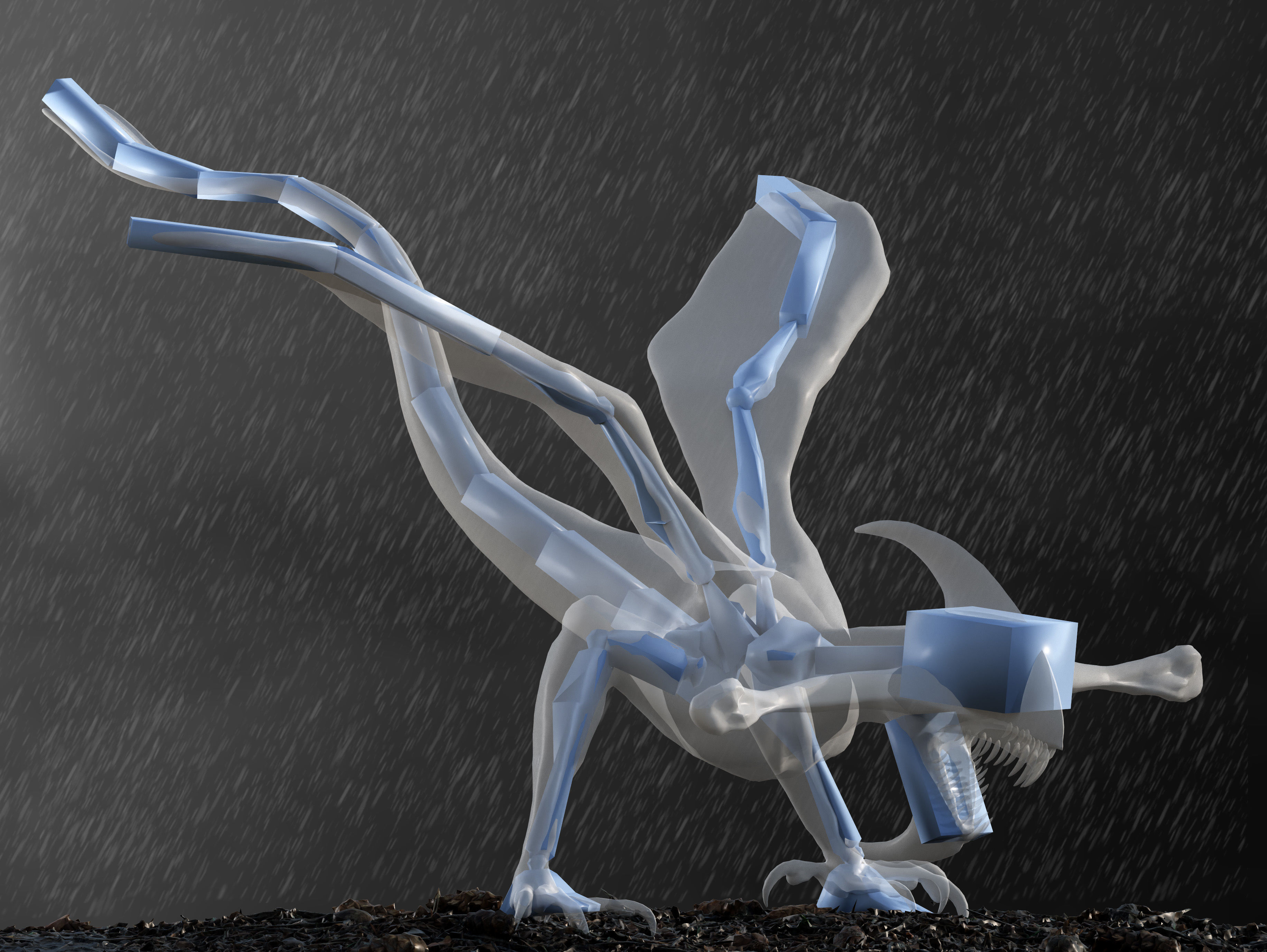 3D model Bioraptor VR / AR / low-poly rigged | CGTrader