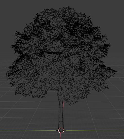 A 3D Cartoon Small Shade Tree free 3D model | CGTrader