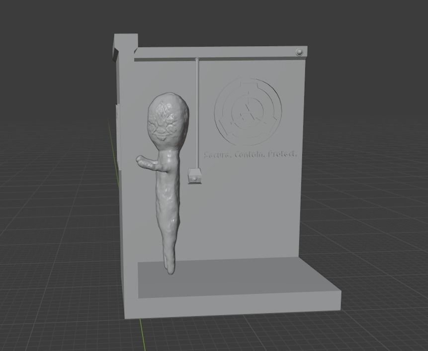 SCP 173 - In containment 3D model 3D printable | CGTrader