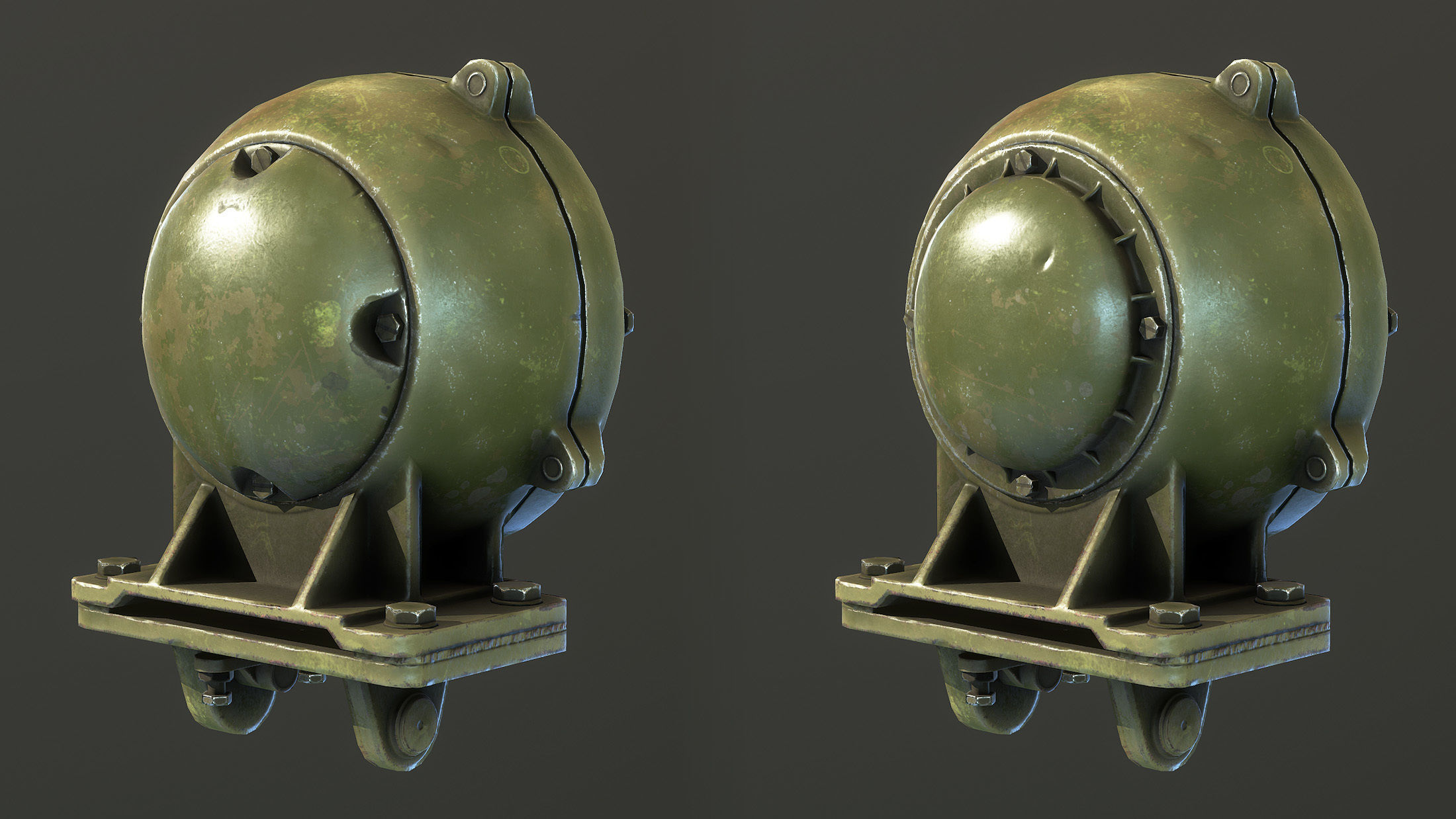 3D model Tank Searchlight L-2G VR / AR / low-poly | CGTrader