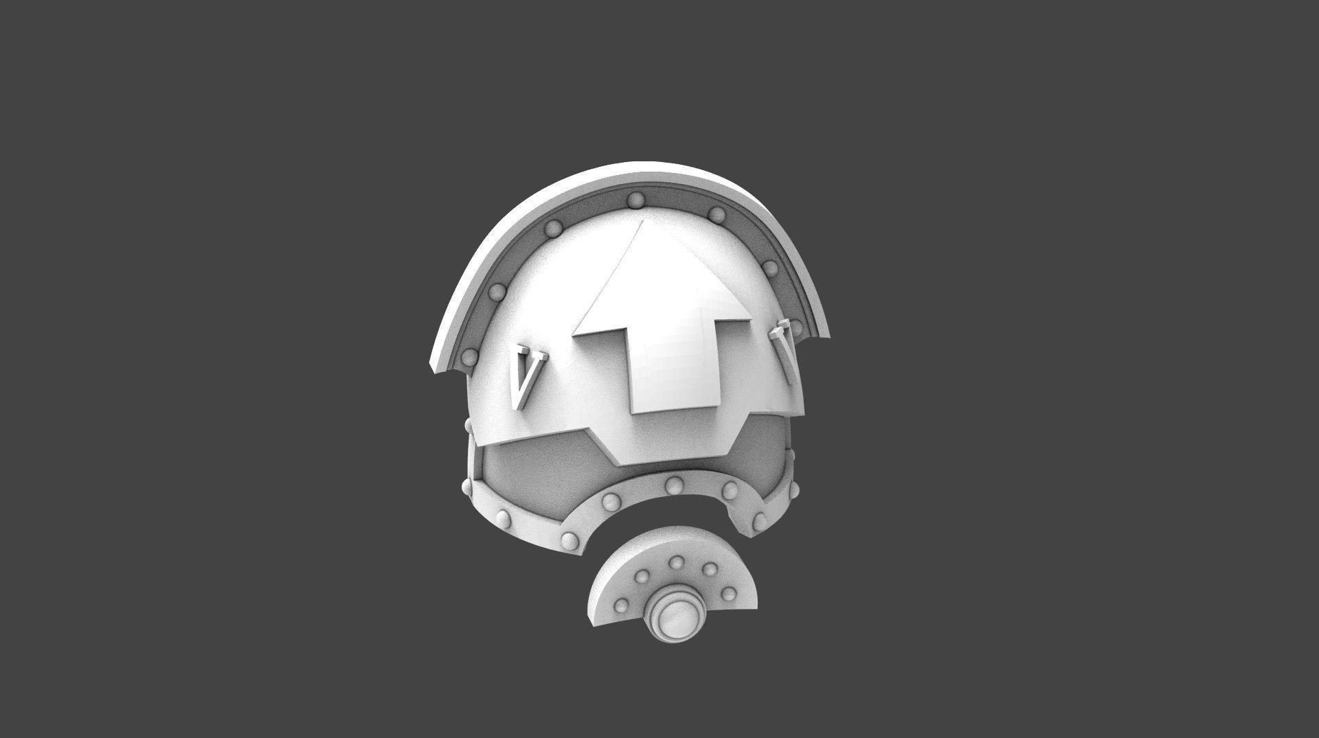 Modular Reinforced Shoulderpads 3D model 3D printable | CGTrader
