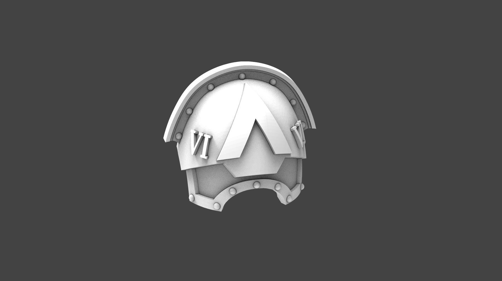 Modular Reinforced Shoulderpads 3D model 3D printable | CGTrader
