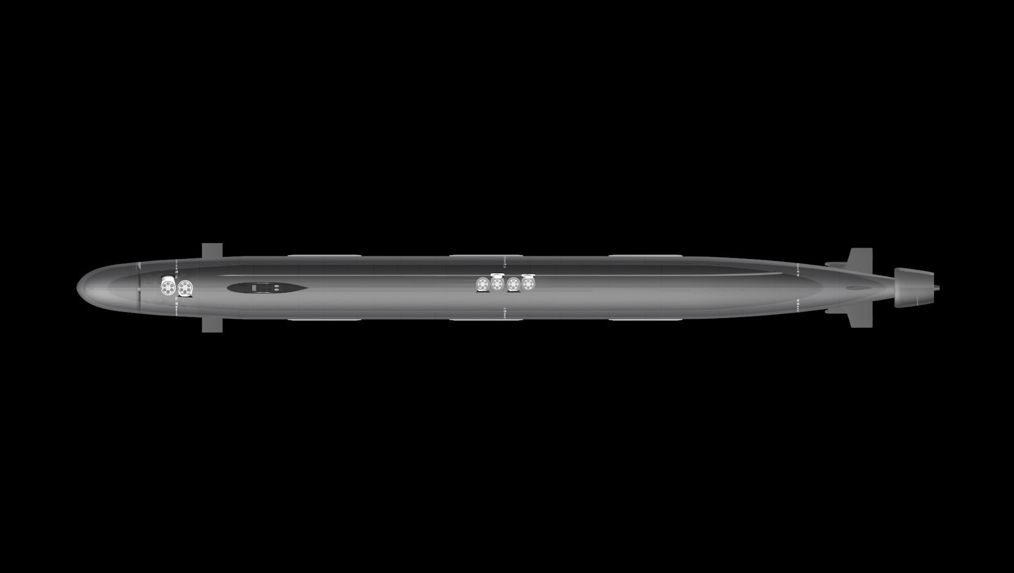 Virginia Class SSGN 806 USS Wahoo 3D model rigged | CGTrader