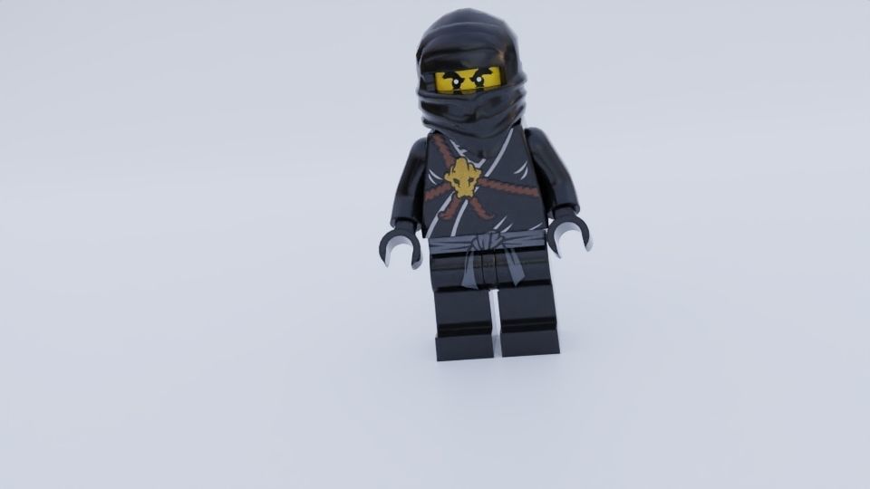 Cole The Black Ninja Ninjago 3D model | CGTrader