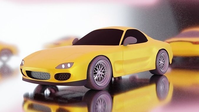 3D model Rx7 fd3s VR / AR / low-poly | CGTrader