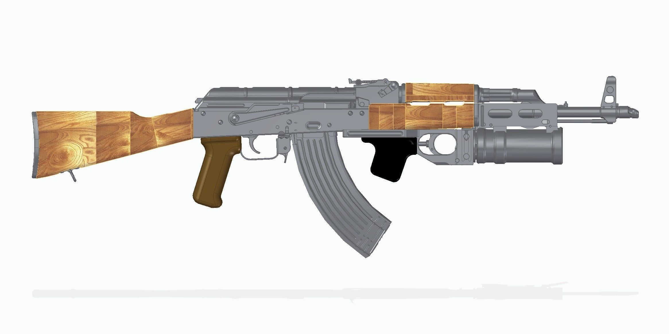 GP-25 rifle 3D model | CGTrader