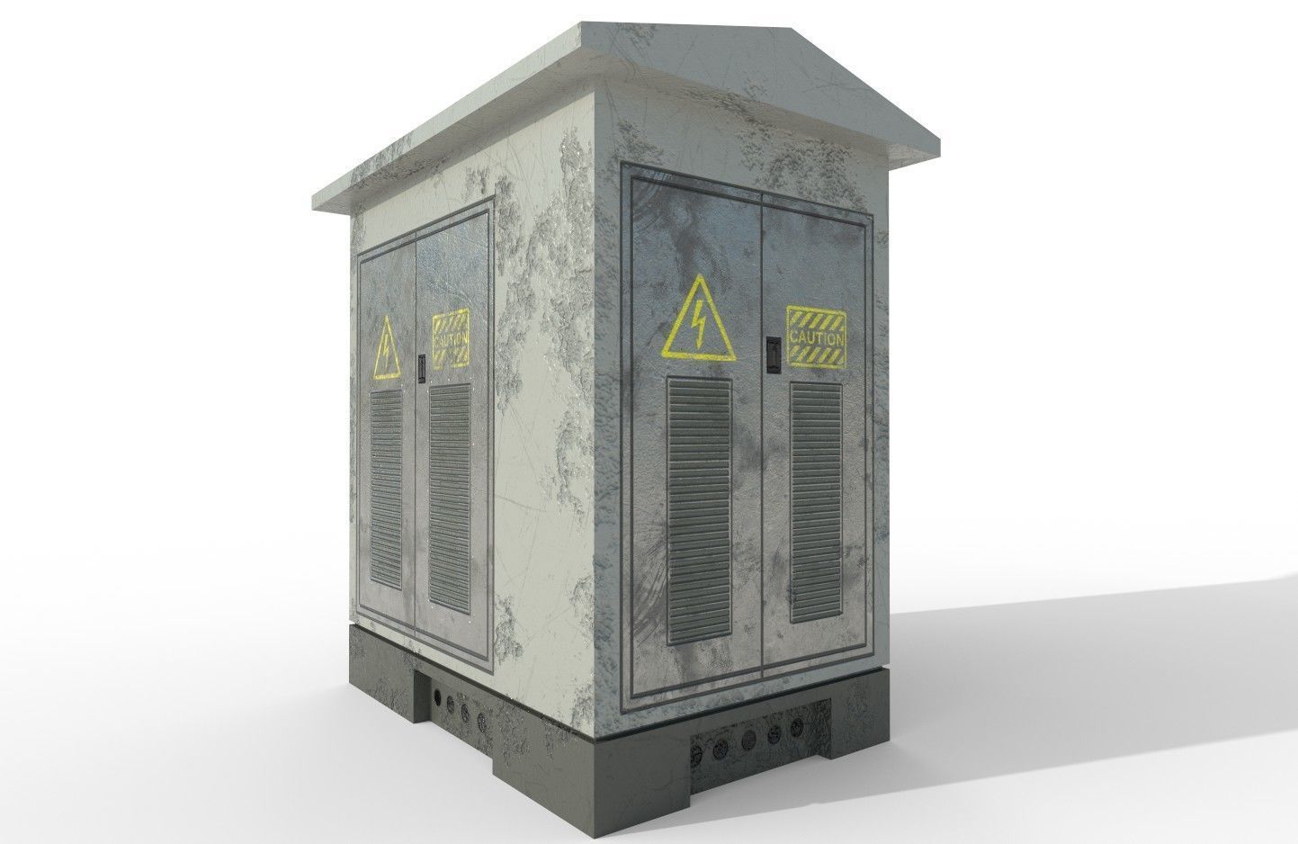 Electrical Substation Building free VR / AR / low-poly 3D model | CGTrader