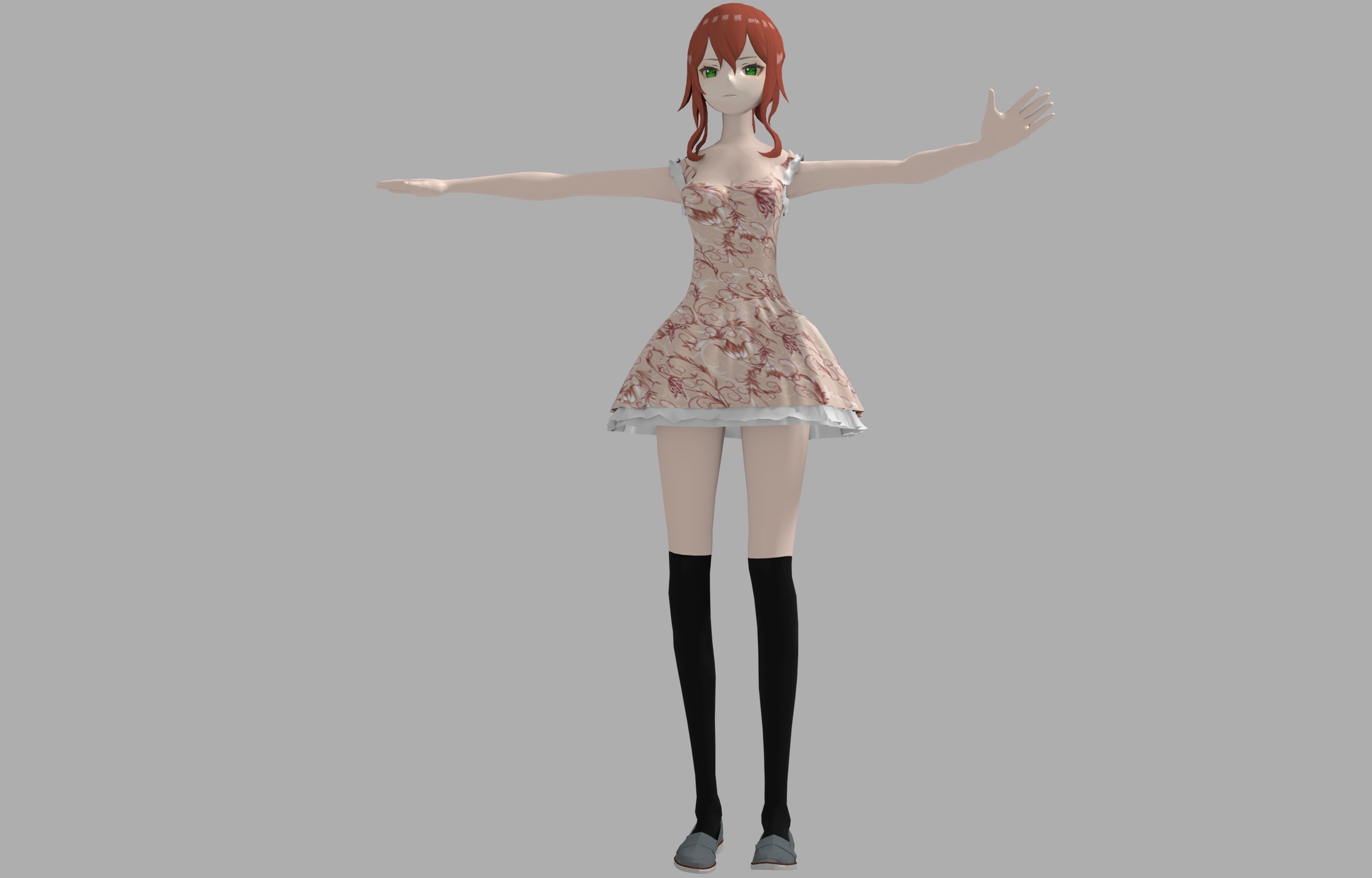 3D model Anime Low-Poly Character Game Ready VR / AR / low-poly | CGTrader