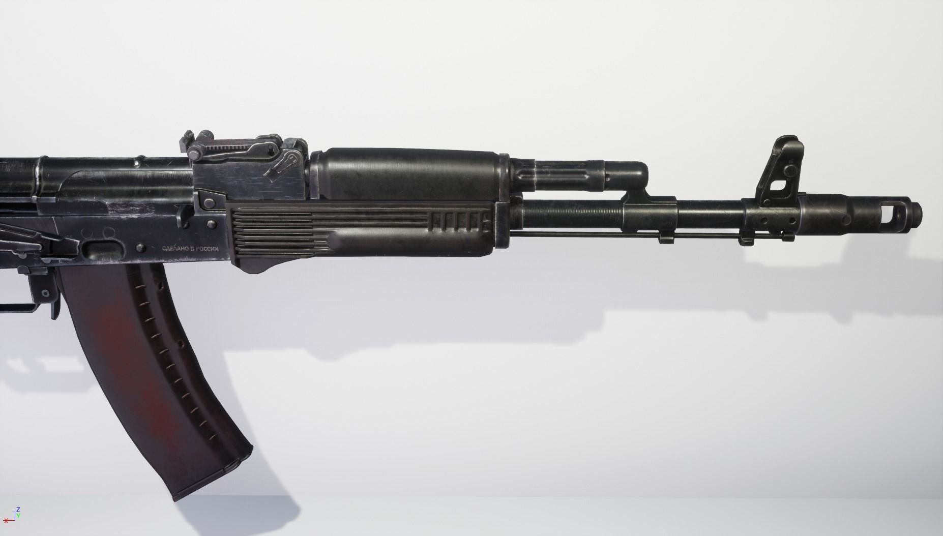 3D model Kalashnikov system VR / AR / low-poly | CGTrader