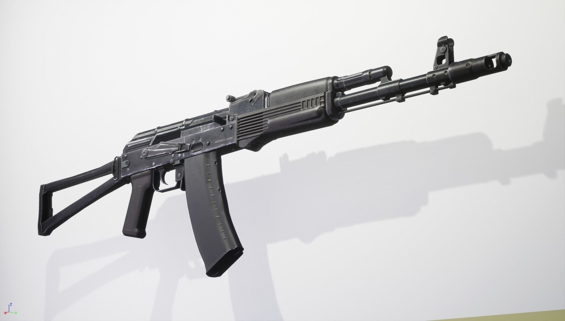 3D model Kalashnikov system VR / AR / low-poly | CGTrader
